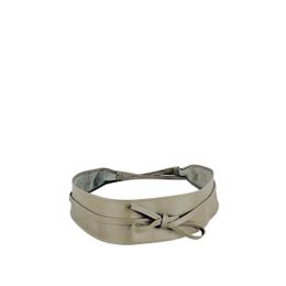 Damen Tailleng&uuml;rtel "Baila", grau, Basic, Collezione Alessandro, unifarben, Lederimitat, G&uuml;rtel, aus weicher Ledernachbildung