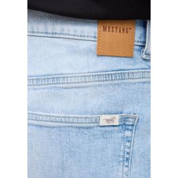 Mustang Damen Slim-fit-Jeans "Damen Style Brooks Relaxed Slim", blau, Gr. 28, unifarben, Denim/Jeans, 99% Baumwolle, 1% Elasthan, Jeans
