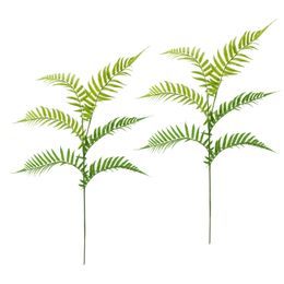 Kunstzweig I.GE.A., B:48cm H:98cm L:30cm, gr&uuml;n, Kunststoff, Kunstpflanzen, "K&uuml;nstlicher Palmzweig", Deko Palmblatt Kunstpflanze Kunstpalme Wohnzimmer