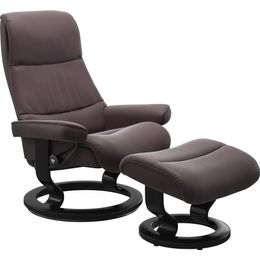 Relaxsessel stressless, B:78cm H:105cm T:78cm, rot, Leder BATICK: BATICK ist ein leicht korrigiertes, durchgef&auml;rbtes und genarbtes M&ouml;belleder, bei