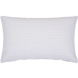 Dekokissen Pad, B:60cm L:40cm, wei&szlig;, Obermaterial: 100% Baumwolle, Dekokissen_Sitzkissen_Kissenh&uuml;llen, "LAMONTE", Made in Europe, Kissenh&uuml;lle ohne