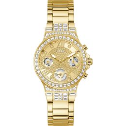 Guess Damen Quarzuhr "MOONLIGHT", gold, Armbanduhren, Armbanduhr, Damenuhr