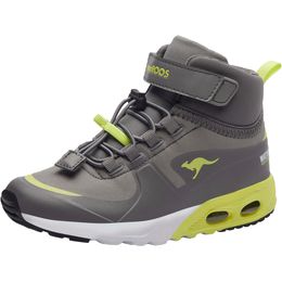 Kangaroos M&auml;dchen Sneaker "KX-Hydro", Gr. 30, grau, Synthetik, Textil, Schuhe, Sneakerboot, Winterschuh, wasserdicht, Schnellschn&uuml;rung