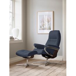 Relaxsessel stressless, B:92cm H:105cm T:80cm, blau, Leder PALOMA: PALOMA ist ein durchgef&auml;rbtes Semianilin-M&ouml;belleder mit nat&uuml;rlicher Narbung.,