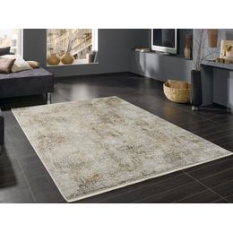Teppich, B:160cm H:8mm L:230cm, beige, OCI DIE TEPPICHMARKE, Viskose, Wohnzimmer, Teppiche, "BESTELLER CAVA, auch als L&auml;ufer und in Rund", Glanz