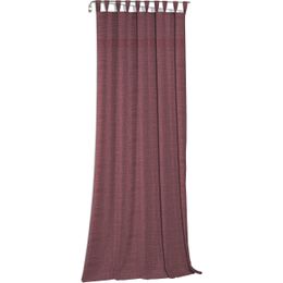 Vorhang WIRTH, B:150cm H:355cm, rosa, Baumwolle, Leinen, Modal, Wohnzimmer, Gardinen, "Wiessee", nach Ma&szlig;