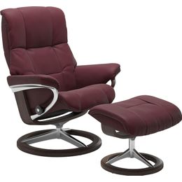 Relaxsessel stressless, B:92cm H:103cm T:79cm, rot, Leder BATICK: BATICK ist ein leicht korrigiertes, durchgef&auml;rbtes und genarbtes M&ouml;belleder, bei