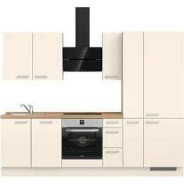 K&uuml;chenzeile Nobilia, B:270,3cm H:216,6cm T:60cm, wei&szlig;, Komplettk&uuml;chen-Sets, ""Touch II", NEU: individuell anpassbar mit gratis Profi-Beratung",