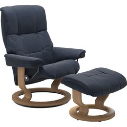Relaxsessel stressless, B:88cm H:102cm T:77cm, blau, Leder BATICK: BATICK ist ein leicht korrigiertes, durchgef&auml;rbtes und genarbtes M&ouml;belleder, bei