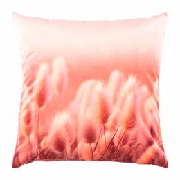 Dekokissen Pad, B:45cm L:45cm, rosa, Polyester, Dekokissen_Sitzkissen_Kissenh&uuml;llen, "BUNNY TAIL", Made in Europe, Kissenh&uuml;lle ohne F&uuml;llung, 1 St&uuml;ck