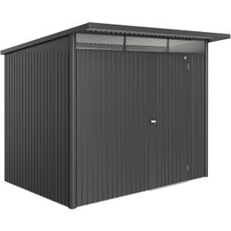 Ger&auml;tehaus BioHortdunkelgrau, metallic, Stahl, Garten, Ger&auml;teh&auml;user, "AvantGarde ECO Gr. A5", verschiedene Farben mit Standardt&uuml;r
