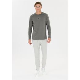 Virtus Herren Sweatshirt "Neva"dunkelgrau, Gr. S, unifarben, 56% Polyester, 37% Polyamid, 7% Elasthan, Sweatshirts, mit 4-Wege Stretch f&uuml;r viel