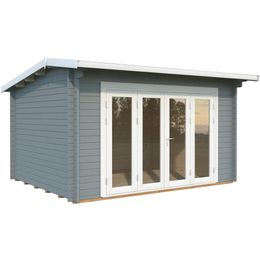 Gartenhaus Palmako, blau, Massivholz, Gartenh&auml;user, "Ines Bitfold", verschiedene Farben