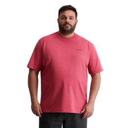 Marc O'Polo MARC O'POLO Herren T-Shirt "mit gro&szlig;em R&uuml;ckenprint", pink, Basic, Gr. XXXL, unifarben, Obermaterial: 100% Baumwolle, Shirts