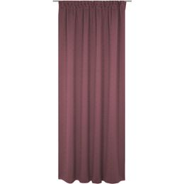 Vorhang WIRTH, B:150cm H:355cm, rosa, Baumwolle, Leinen, Modal, Wohnzimmer, Gardinen, "Wiessee", nach Ma&szlig;