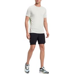 Laufshorts Energetics "HE.-SHORTS ALLEN VI M", Herren, Gr. S, N-Gr, schwarz, Obermaterial: 90% Polyester, 10% Elasthan, Hosen, aus Polyester und Elasthan, f&uuml;r Lauftraining, sportlicher Stil