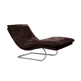 Relaxliege W.Schillig, B:75cm H:91cm T:170cm, braun, Longlife Xtra-Leder Z69: Das feinnarbige, gedeckte Softleder Z69 besticht durch seine