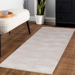 Teppich, B:80cm H:12mm L:250cm, beige, Ayyildiz Teppiche, Polypropylen, Wohnzimmer, Teppiche, "SAHARA 1113 , auch als L&auml;ufer", Pflegeleicht /