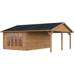 Gartenhaus Palmako, braun, Massivholz, Gartenh&auml;user, "Irene", verschiedene Farben