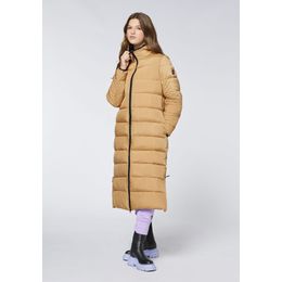 Chiemsee Damen Steppmantel, beige, Gr. XL, 100% Polyester, M&auml;ntel
