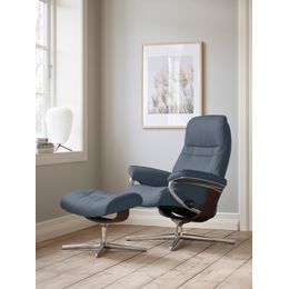 Relaxsessel stressless, B:79cm H:103cm T:73cm, blau, Leder PALOMA: PALOMA ist ein durchgef&auml;rbtes Semianilin-M&ouml;belleder mit nat&uuml;rlicher Narbung.,