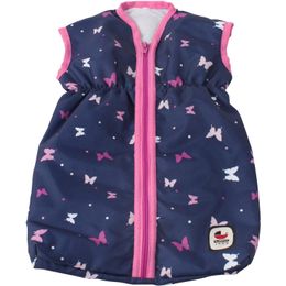 Bayer Chic 2000 CHIC2000 Kinder Puppen Schlafsack "Brombeere", bunt, Polyester, B:27cm H:2cm T:45cm, Puppenausstattungen