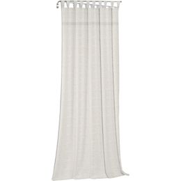 Vorhang WIRTH, B:150cm H:335cm, wei&szlig;, Baumwolle, Leinen, Modal, Wohnzimmer, Gardinen, "Wiessee", nach Ma&szlig;