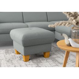 Polsterhocker OTTO HOME, B:61cm H:46cm T:61cm, grau, 100% Polyester, Hocker, "Lindgren", mit Stauraum