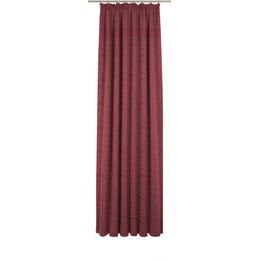 Vorhang WIRTH, B:150cm H:305cm, rosa, Baumwolle, Leinen, Modal, Wohnzimmer, Gardinen, "Wiessee", nach Ma&szlig;