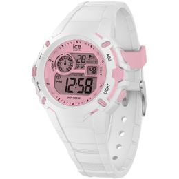 Ice Watch ICE-WATCH Kinder Chronograph "ICE digit explorer - Small", wei&szlig;, Armbanduhren, Quarz,Armbanduhr,Kinderuhr,Lernuhr,Geburtstag,Schulanfang,Geschenkidee