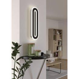Eglo Wandleuchte "MACCHIONI Wandlampe - Stahl, Kunststoff - LED - 12W - IP20", 1, 1 Stk., schwarz-wei&szlig;, Kinderzimmer, Leuchten, Wandstrahler,