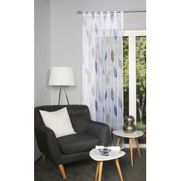 Gardine Home Wohnideen, B:140cm H:145cm, bunt, Voile, Obermaterial: 100% Polyester, Gardinen, "PAOLO", halbtransparent