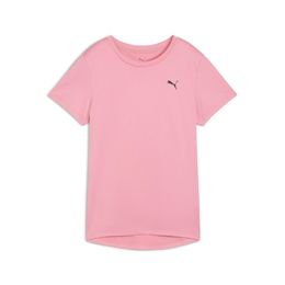 Puma Damen Trainingsshirt "W TAD ESSENTIAL CREW TEE"poised pink, Gr. L, Jersey, Obermaterial: 100% Polyester, Shirts, Regular Fit, Kurzarm, mit