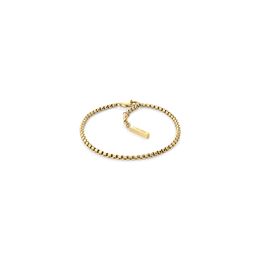 Calvin Klein Damen Armketten Set "CK STACKED", 17cm, Edelstahl, gold, Edelstahl, Armb&auml;nder