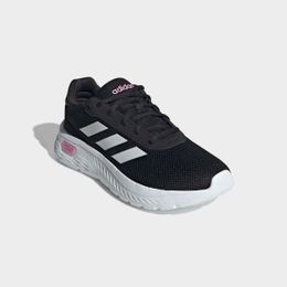 Damen Walkingschuh "CLOUDFOAM COMFY", adidas Sportswear, Gr. 41, schwarz-wei&szlig;, Synthetik, Textil, Schuhe