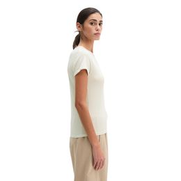 Marc O'Polo MARC O'POLO Damen T-Shirt "aus Organic Cotton"grau silk, Basic, Gr. L, unifarben, Obermaterial: 100% Baumwolle, Shirts