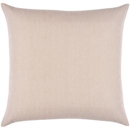 Dekokissen Pad, B:50cm L:50cm, beige, Baumwolle, Dekokissen_Sitzkissen_Kissenh&uuml;llen, "Risotto", 100% Baumwolle