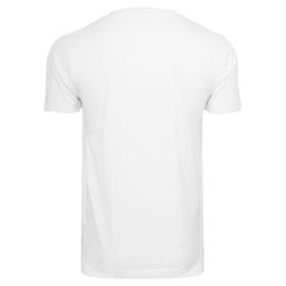Merchcode Herren T-Shirt "Merchcode Herren Fanta Logo Tee"wei&szlig;, Gr. S, unifarben, 100% Baumwolle, Shirts