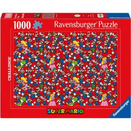 Ravensburger Kinder Puzzle "Challenge, Super Mario", bunt, Pappe, B:70cm H:50cm, Puzzles, Made in Germany
