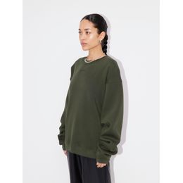 LEGER Damen Sweatshirt "Indra, LeGer by Lena Gercke", gr&uuml;n, Gr. 40, Sweatware, Obermaterial: 65% Baumwolle, 35% Polyester, Sweatshirts, Rundhals,