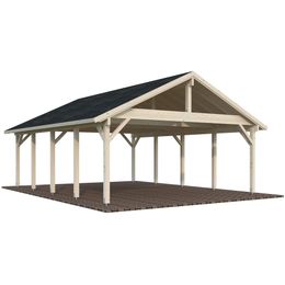 Doppelcarport Palmakotransparent, Carports, "Robert"