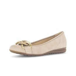 Gabor Damen Ballerina "Sportliche Ballerina", Gr. 42,5beige, Schuhe