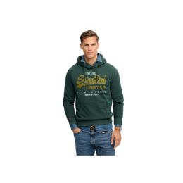 Superdry Herren Sweatshirt "Sweatshirt VI Duo Classic Hood", gr&uuml;n, Gr. M, Obermaterial: 100% Baumwolle CO., Sweatshirts