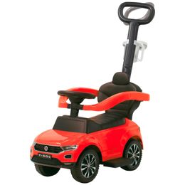 Jamara Kinder Rutscherauto "VW T-Roc 3in1", rot, Kunststoff, B:40cm H:87cm T:84cm, Rutschautos
