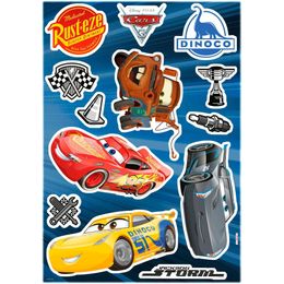 Komar Wandtattoo "Cars3 - Gr&ouml;&szlig;e 50 x 70 cm", B/H/T: 50cm x 70cm, Autos, bunt, Schlafzimmer, Wandtattoos, selbstklebend, Wandsticker, Kinderzimmer