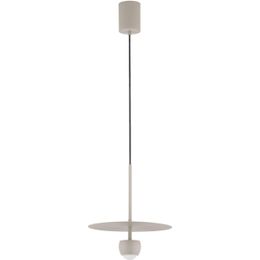 NOVA LUCE Pendelleuchte "EDEM", 1, &Oslash; 30cm H: 217cm, 1 Stk.beige, Esszimmer, Leuchten