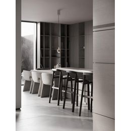 NOVA LUCE Pendelleuchte "EDEM", 1, &Oslash; 30cm H: 217cm, 1 Stk., beige, Esszimmer, Leuchten