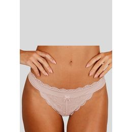 Lascana String 'Premium Dessous' pink Gr. 36/38 f&uuml;r Damen. Figurbetont