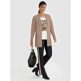 Longstrickjacke