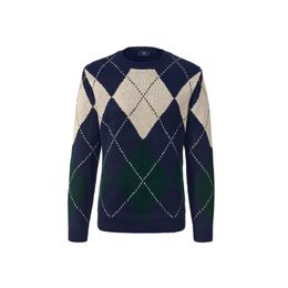 Tchibo - Strickpullover - Herren - Gr. XL - dunkelgr&uuml;n/jacquard